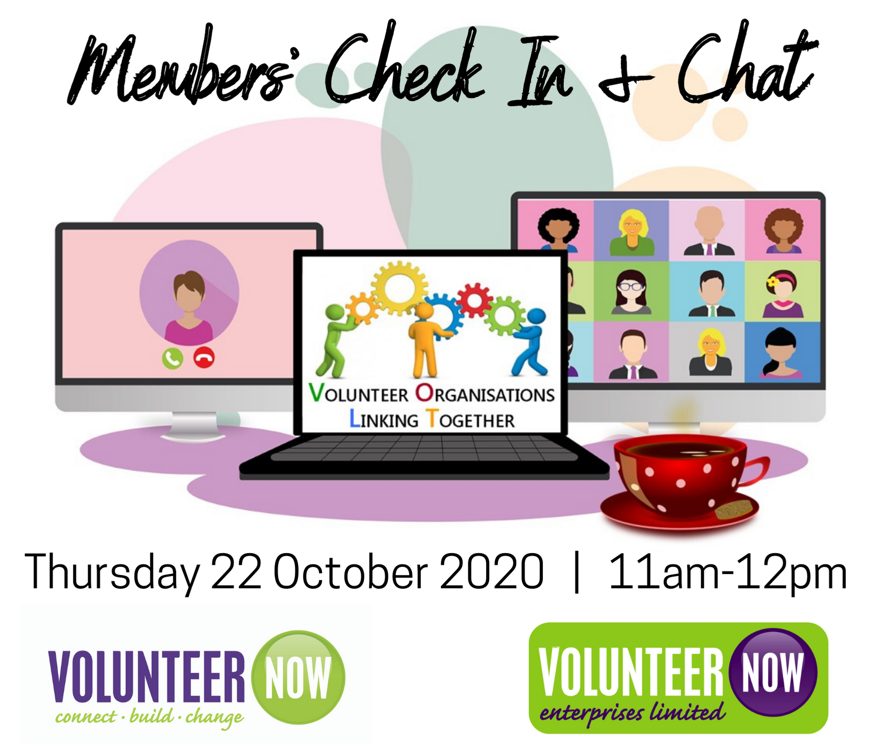 Members Check In & Chat - Safeguarding - Volunteer Now
