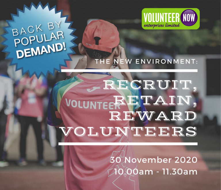 The New Environment: Recruit, Retain, Reward Volunteers - Volunteer Now