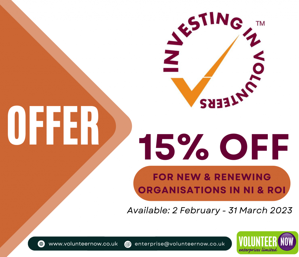 Special Offer for Investing in Volunteers! - Volunteer Now