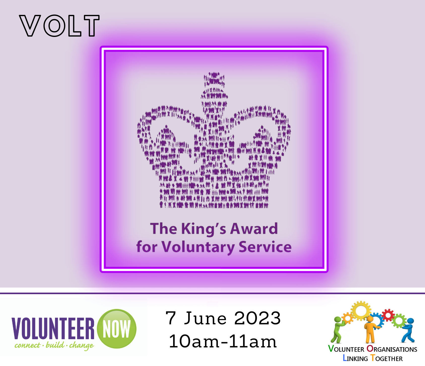 VOLT Session: The King's Award for Voluntary Service - Volunteer Now
